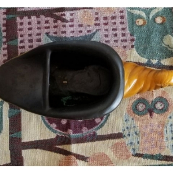 Accents | Vtg Hand Made Ceramic Cornucopia Centerpiece | Poshmark